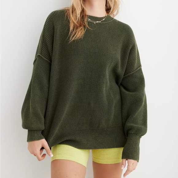 aerie | Sweaters | Olive Large Aerie Beyond Chenille Sweater | Poshmark